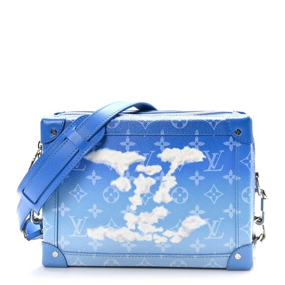 Louis Vuitton | Bags | Louis Vuitton Clouds Trunk Bag Virgil Abloh Blue Monogram Lv Large ...
